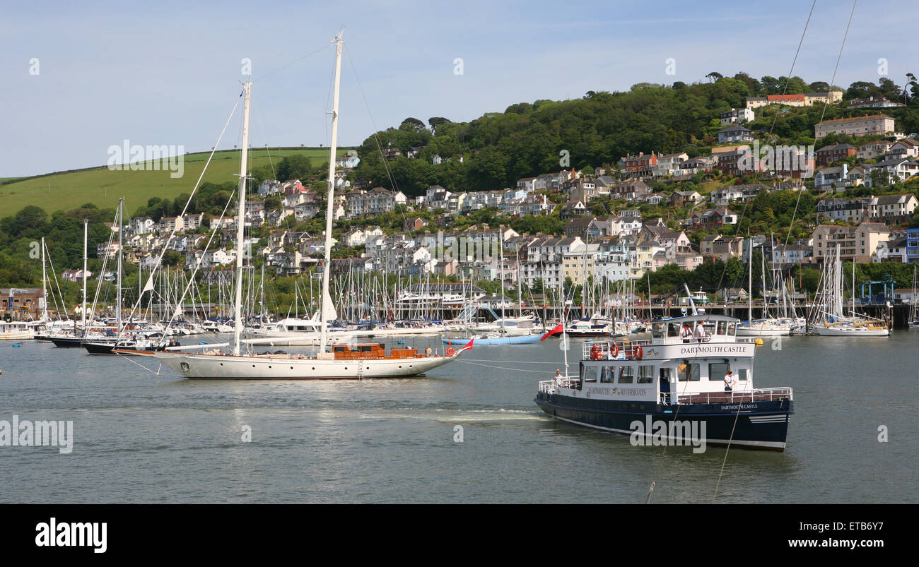 Dartmouth and Kingswear, Devon, England UK Stock Photo - Alamy