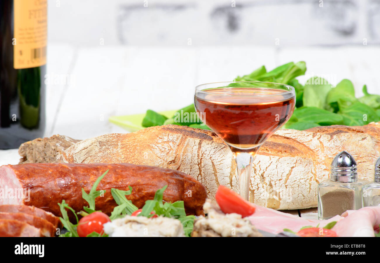 Assortment sliced cold meats hi-res stock photography and images - Alamy