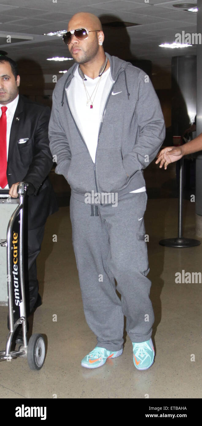 Flo Rida arrives at Los Angeles International Airport (LAX) Featuring ...