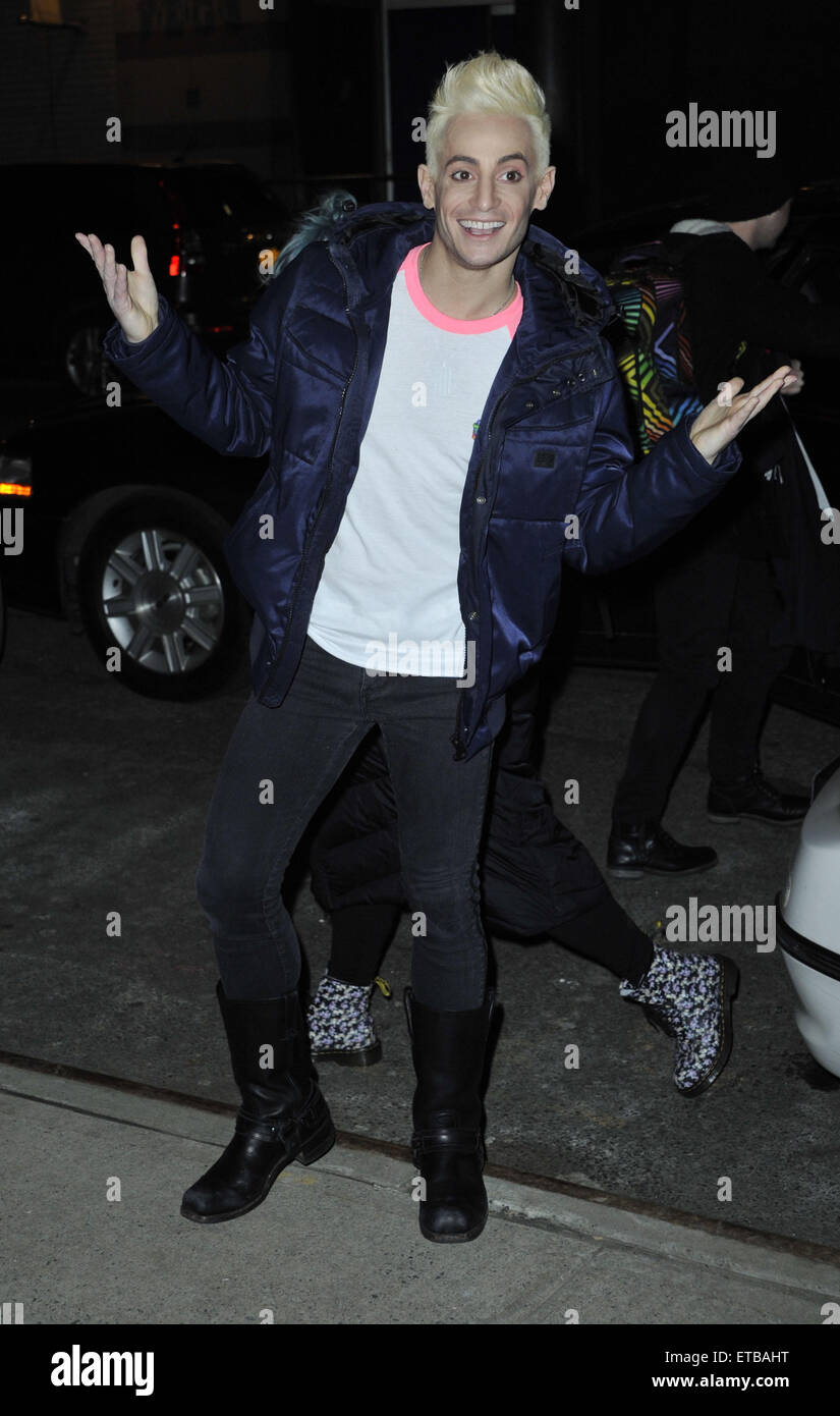 Celebrities at WWHL in New York Featuring: Frankie J Grande Where: New ...