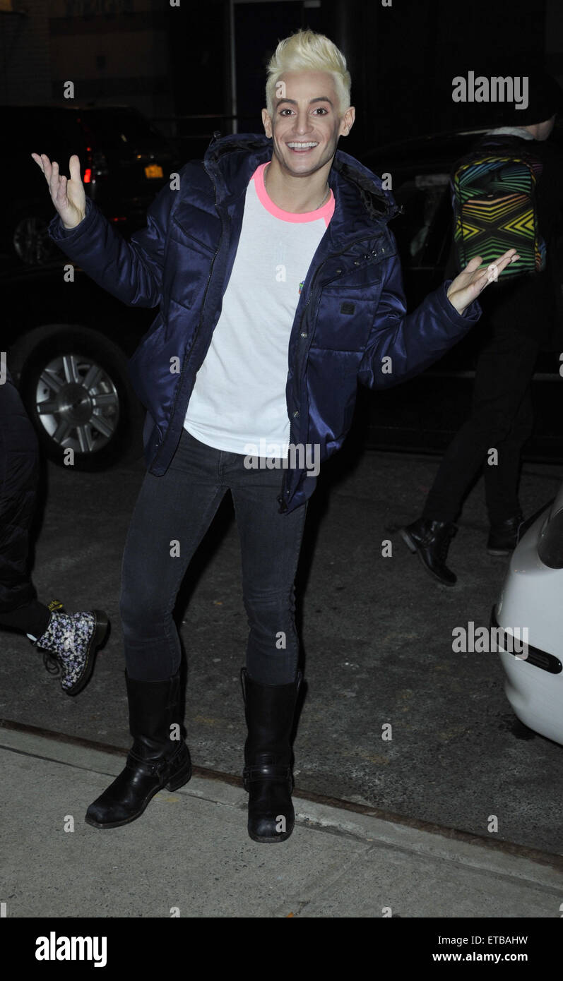 Celebrities at WWHL in New York Featuring: Frankie J Grande Where: New ...