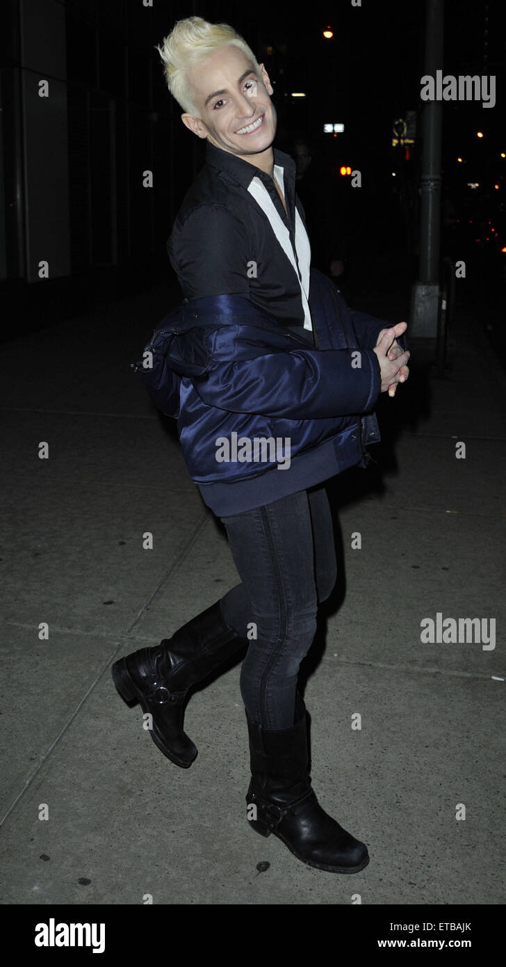 Celebrities at WWHL in New York Featuring: Frankie J Grande Where: New ...