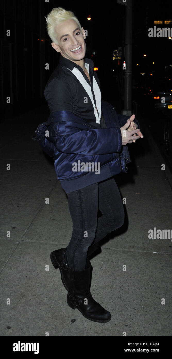 Celebrities at WWHL in New York Featuring: Frankie J Grande Where: New ...