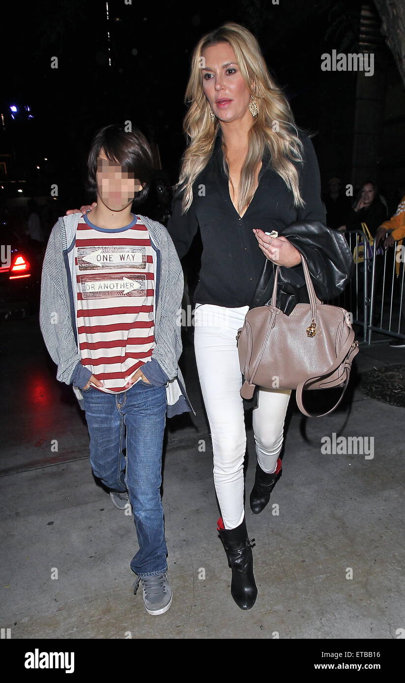 Celebrities attend the Los Angeles Lakers basketball game Featuring ...