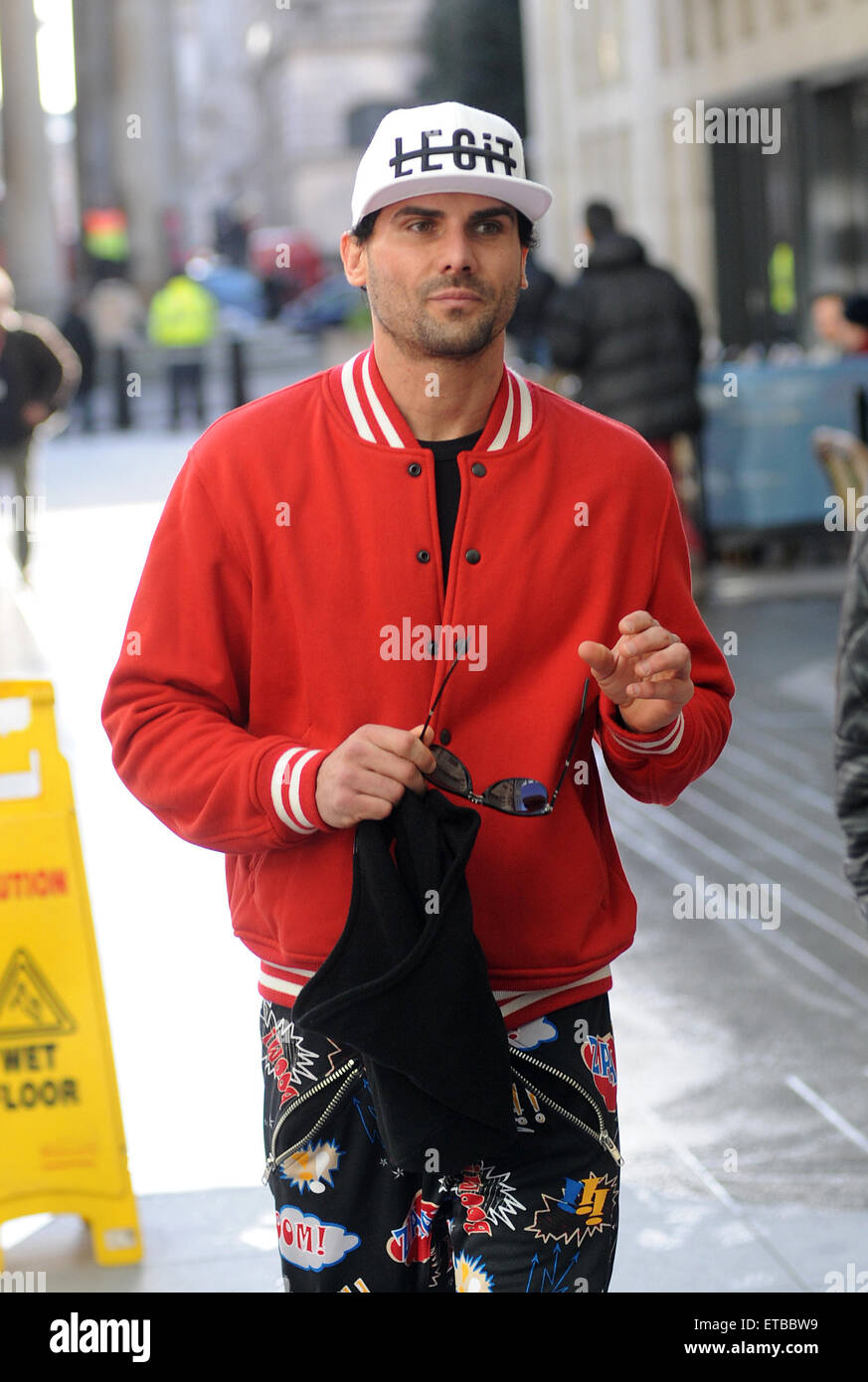 Jeremy Jackson arrives at the BBC Radio 1 studios Featuring: Jeremy ...