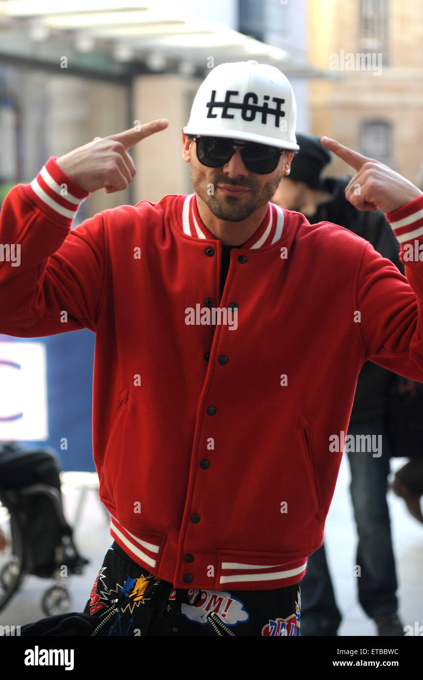 Jeremy Jackson arrives at the BBC Radio 1 studios Featuring: Jeremy ...