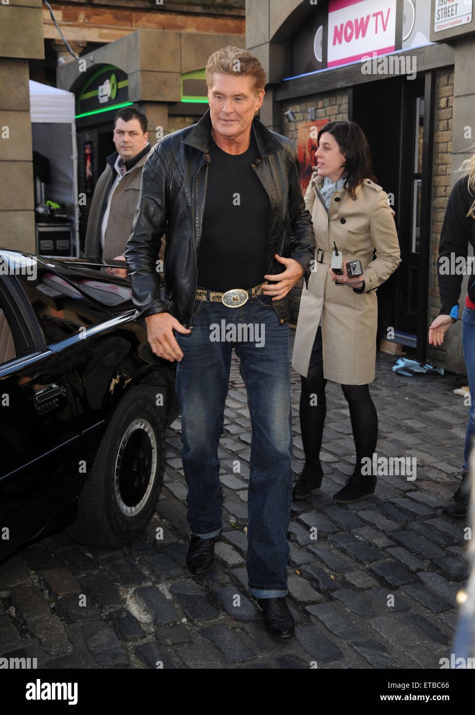 David Hasselhoff and Kitt today launch Vodafones 1984G Street, A 1980s ...