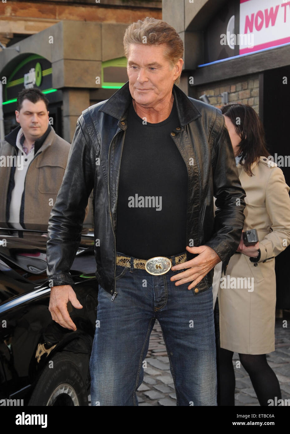David Hasselhoff and Kitt today launch Vodafones 1984G Street, A 1980s ...