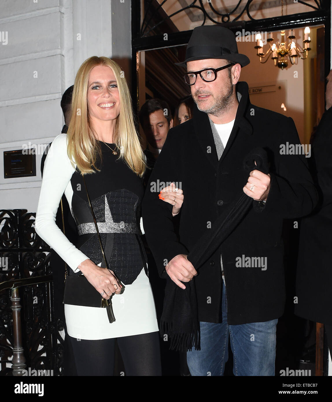 The 'Kingsman: The Secret Service' cast leaving Hunters Saville Row ...