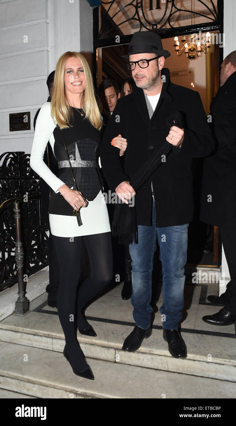 The 'Kingsman: The Secret Service' cast leaving Hunters Saville Row ...