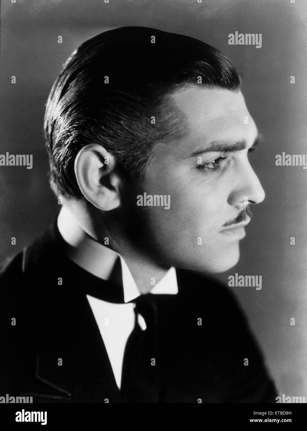 Clark Gable, Portrait, on-set of the Film "Strange Interlude", 1932 ...
