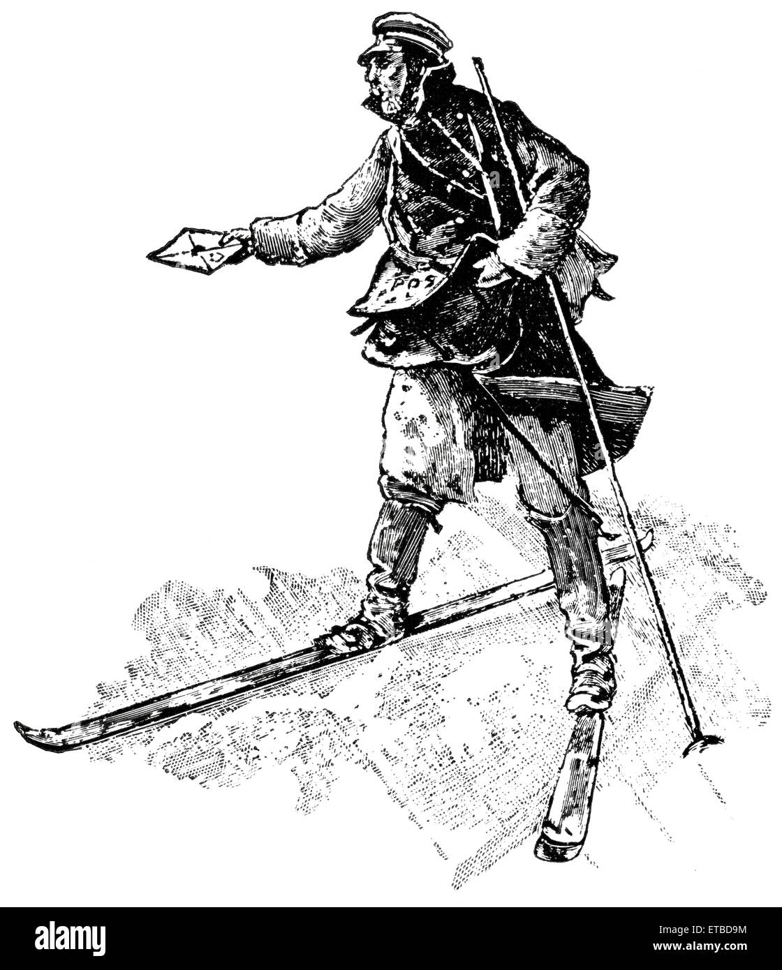 Historical postman hi-res stock photography and images - Alamy