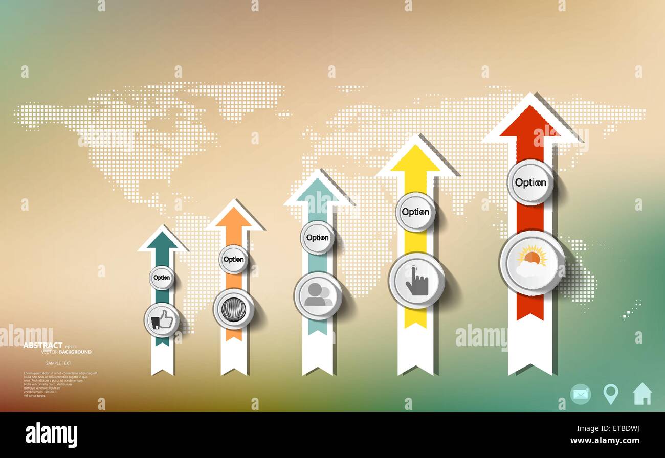 Light World map with pointer marks - communication concept Stock Vector Image & Art - Alamy