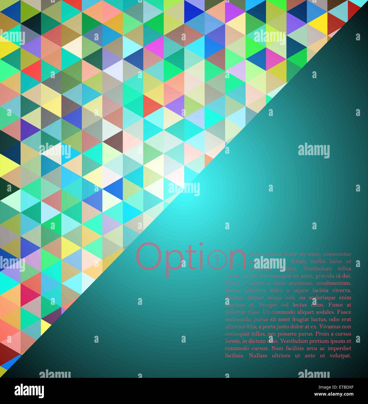 Blue Abstract Geometrical Background Stock Vector Image & Art - Alamy