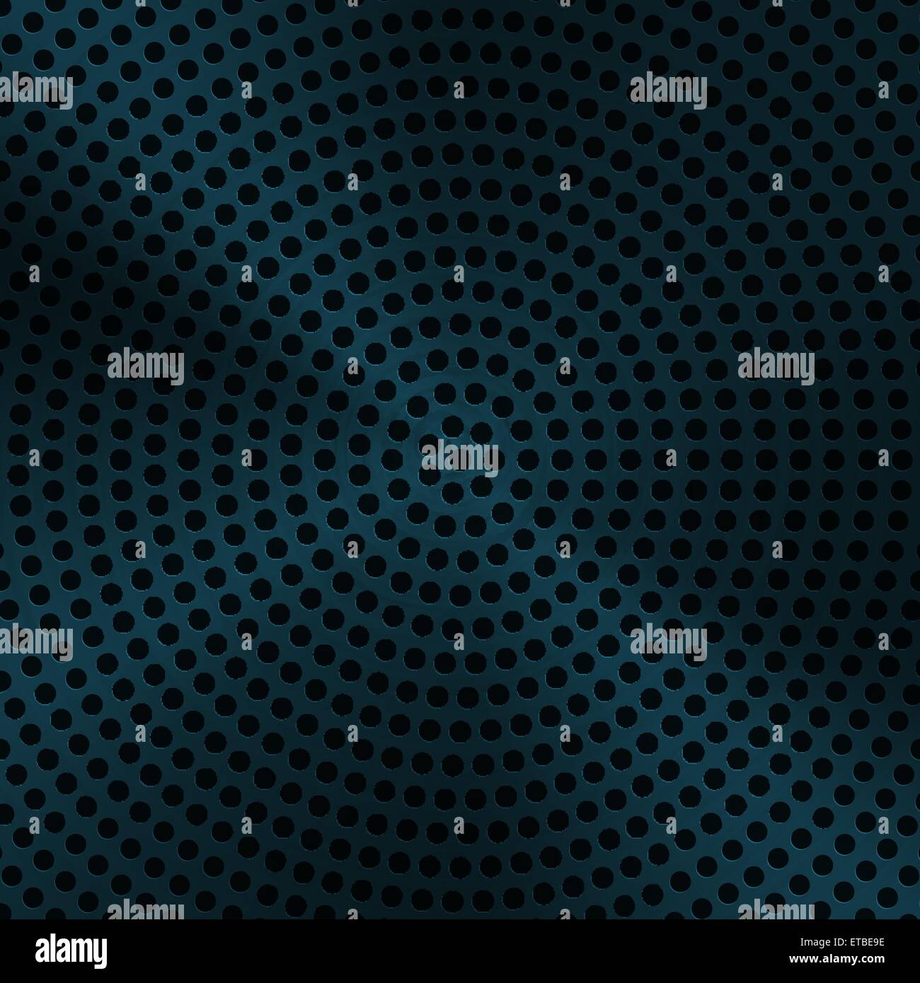 Technology background with seamless circle perforated metal (chrome ...