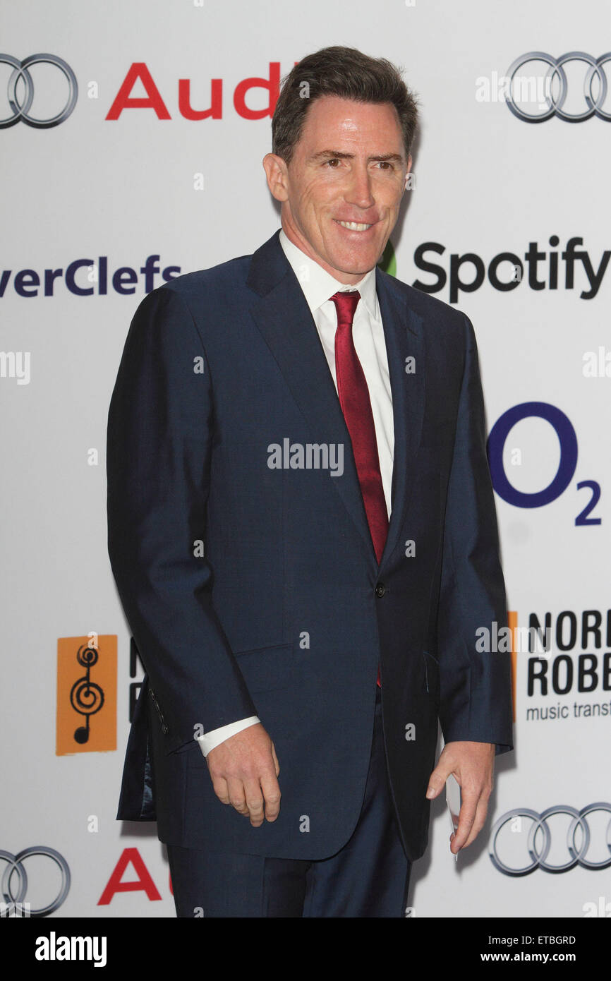 London. UK. Rob Brydon at the Nordoff Robbins Silver Clef Awards at the ...