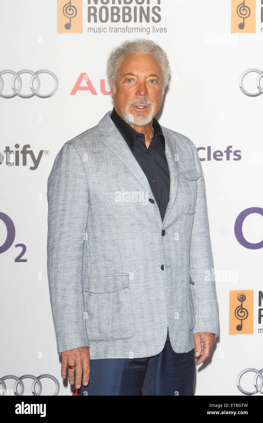 London. UK. Sir Tom Jones at the Nordoff Robbins Silver Clef Awards at ...