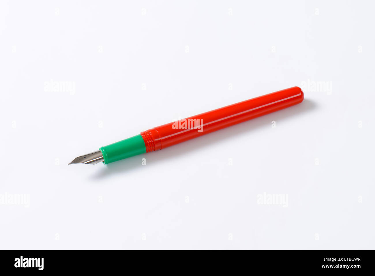 colourful fountain pen without cap Stock Photo - Alamy