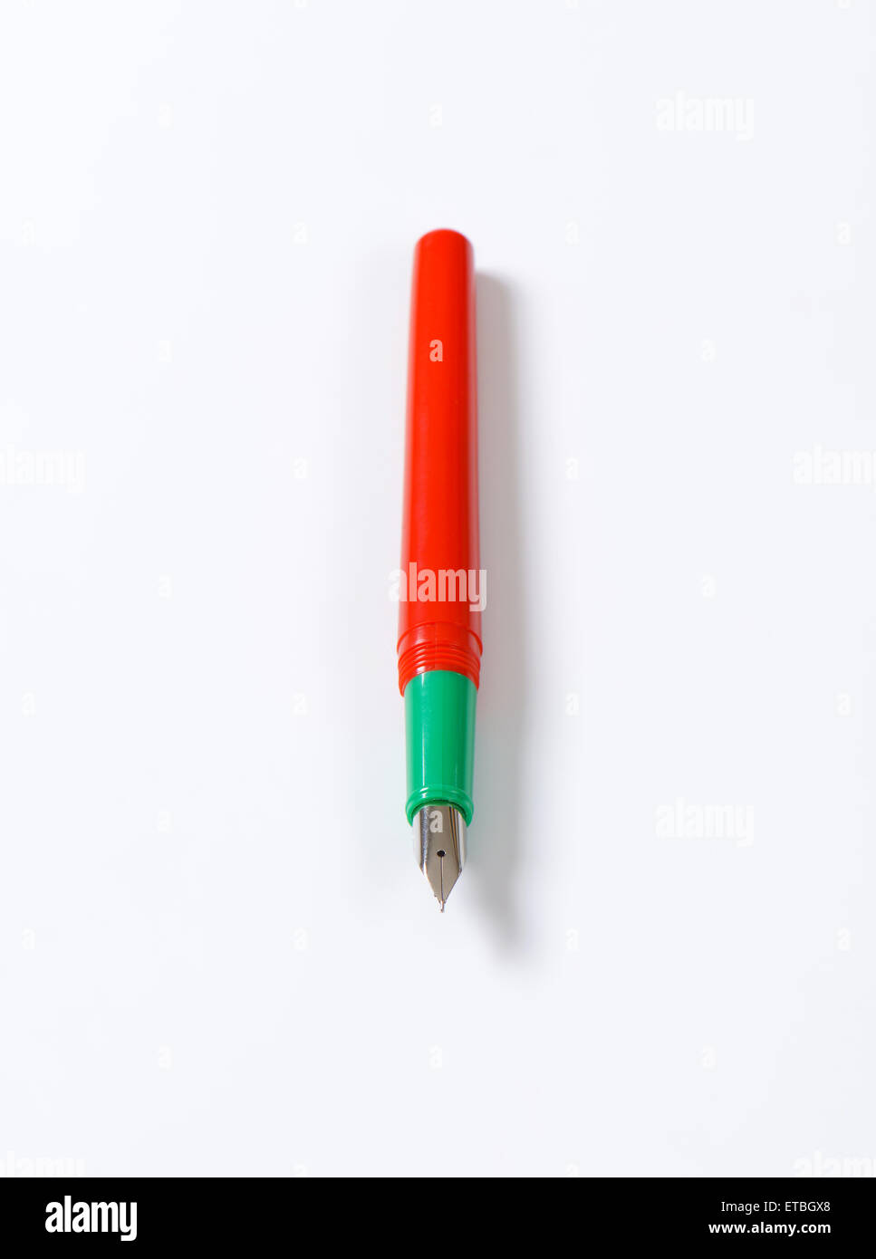colourful fountain pen without cap Stock Photo - Alamy