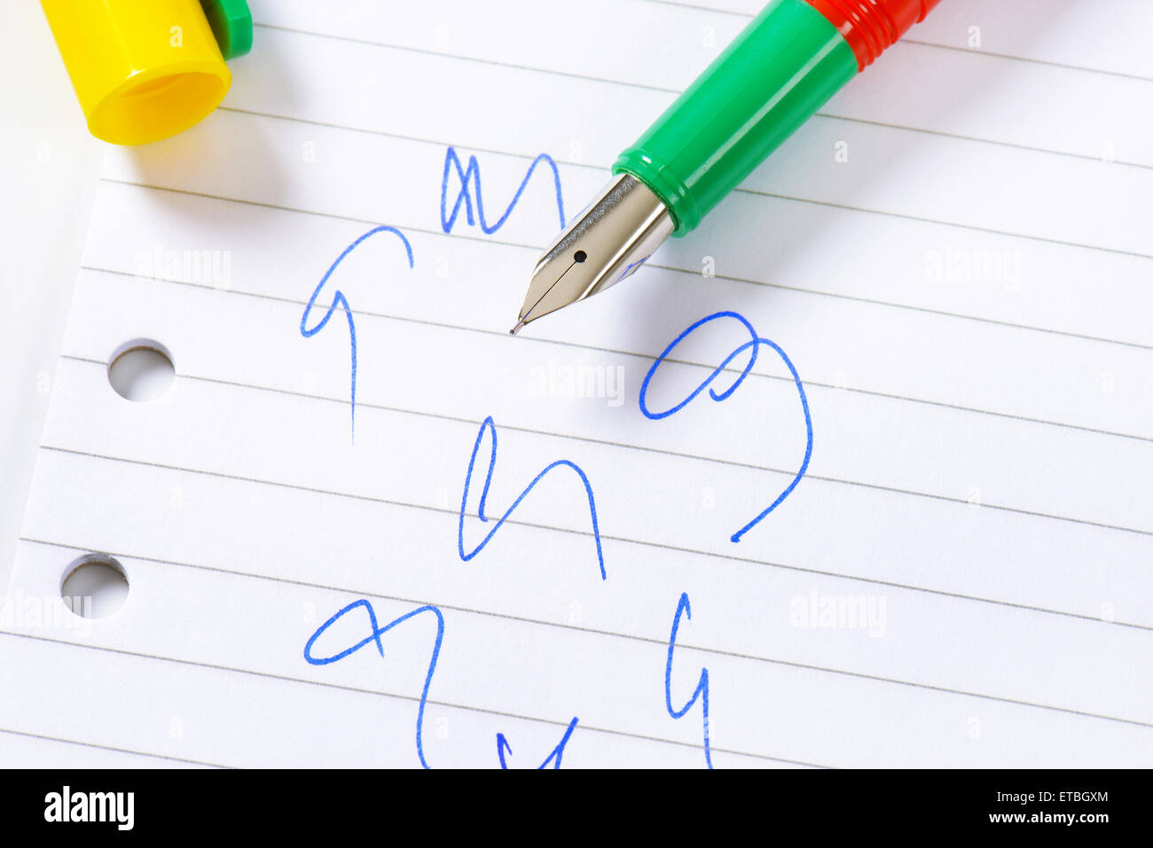 Lined paper sheet hi-res stock photography and images - Alamy