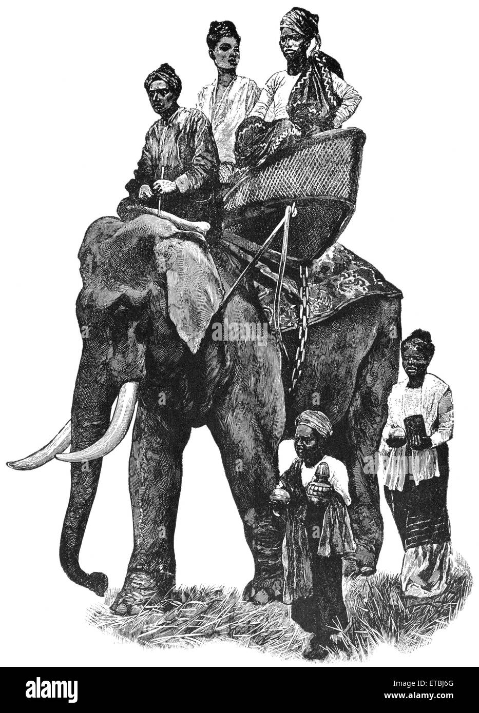 Burmese Prince on Visit of State, With his Wife, "Classical Portfolio ...