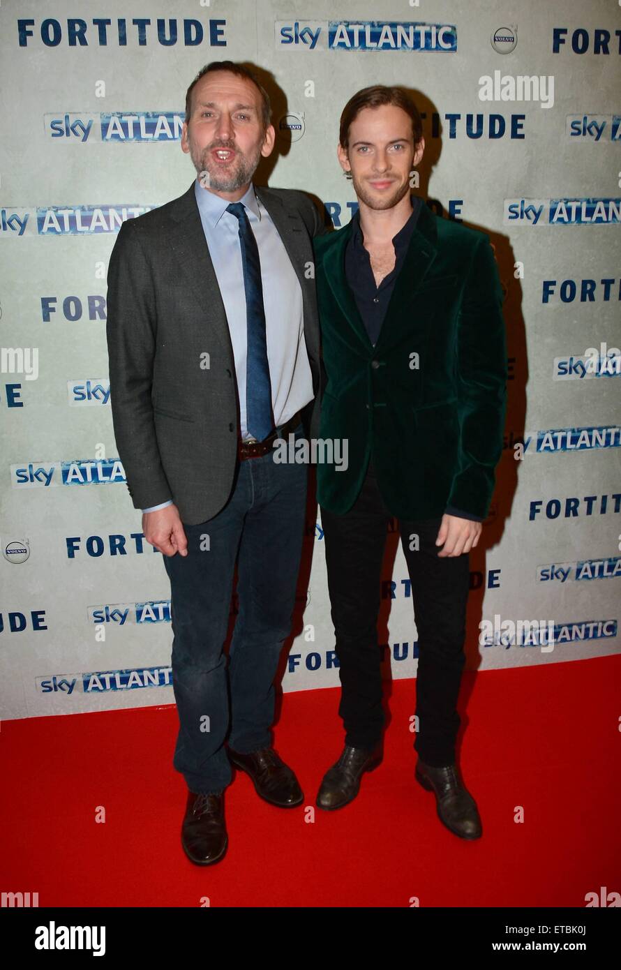 Actors Christopher Eccleston & Luke Treadaway at the Dublin Premiere of ...