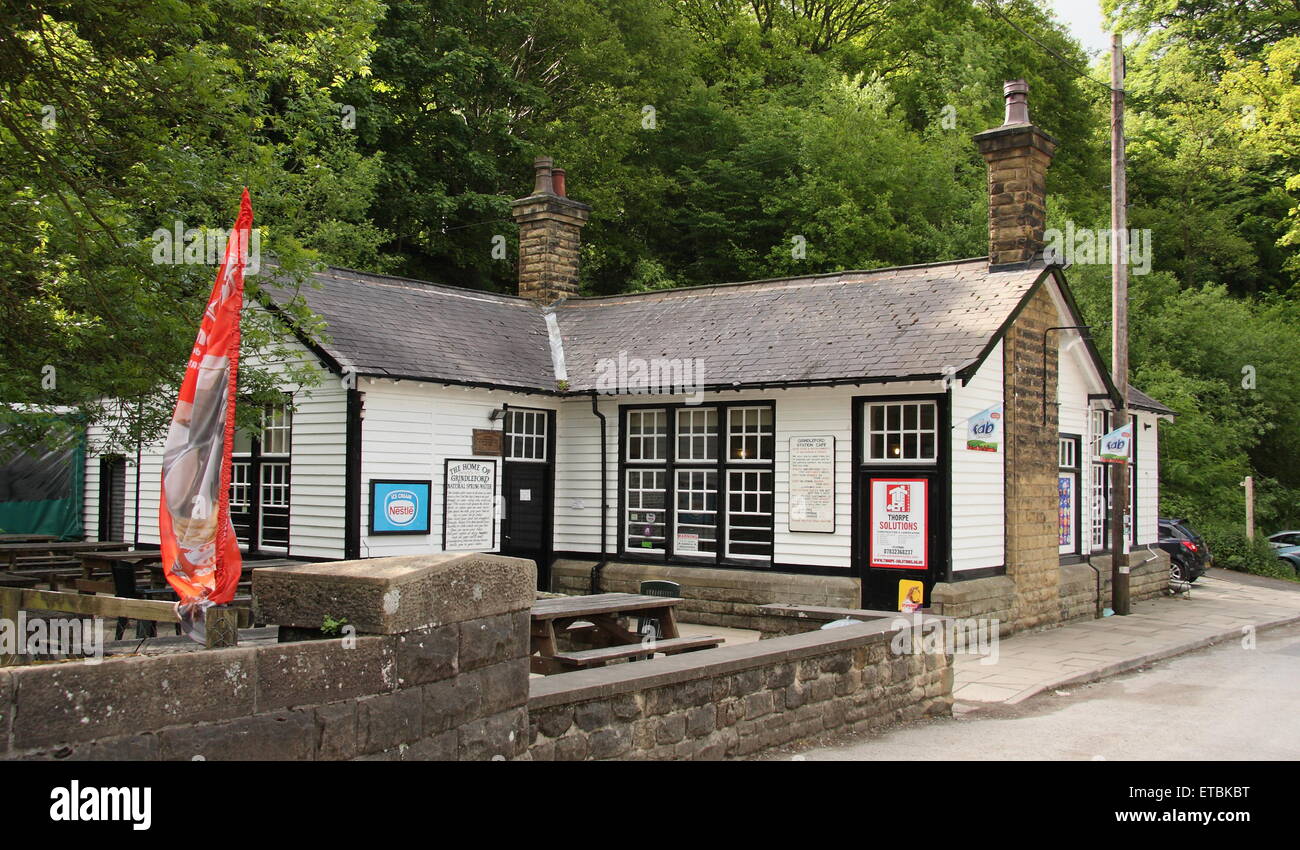 Grindleford Station Cafe at Grindleford in the Peak District National ...