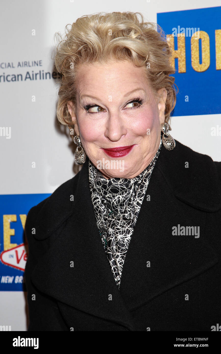 Opening night of Broadway's Honeymoon in Vegas at the Nederlander ...