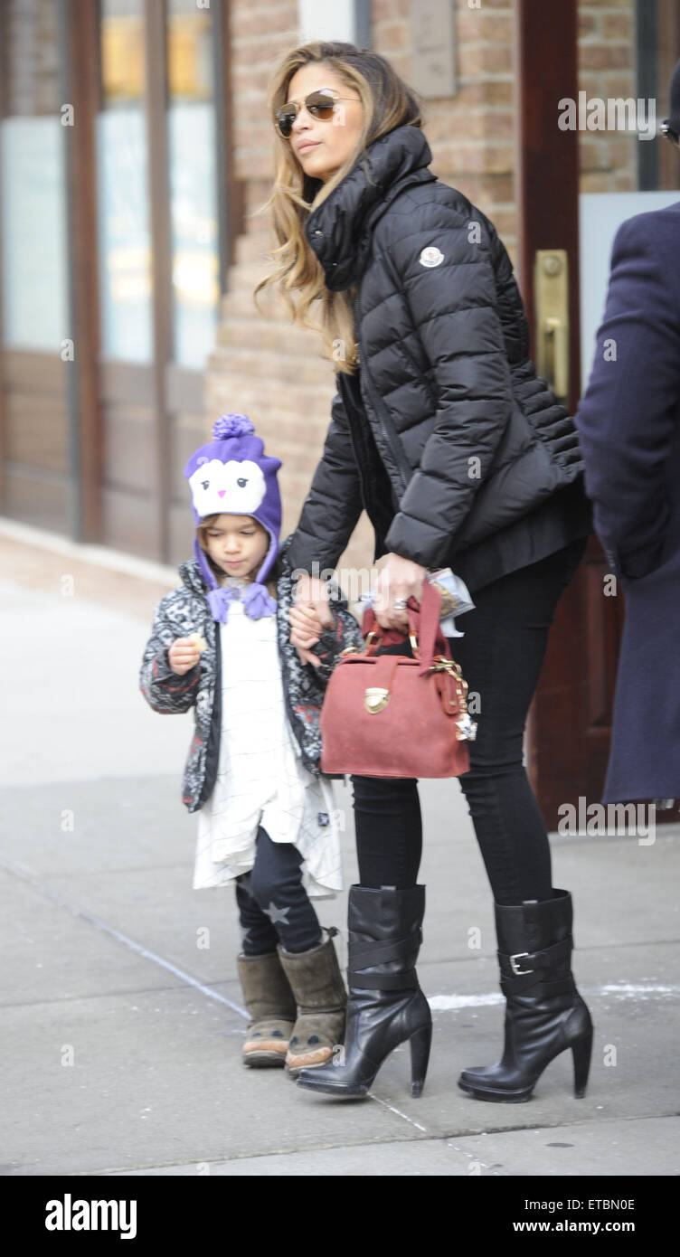 Camila Alves out and about in New York with her daughter Featuring ...