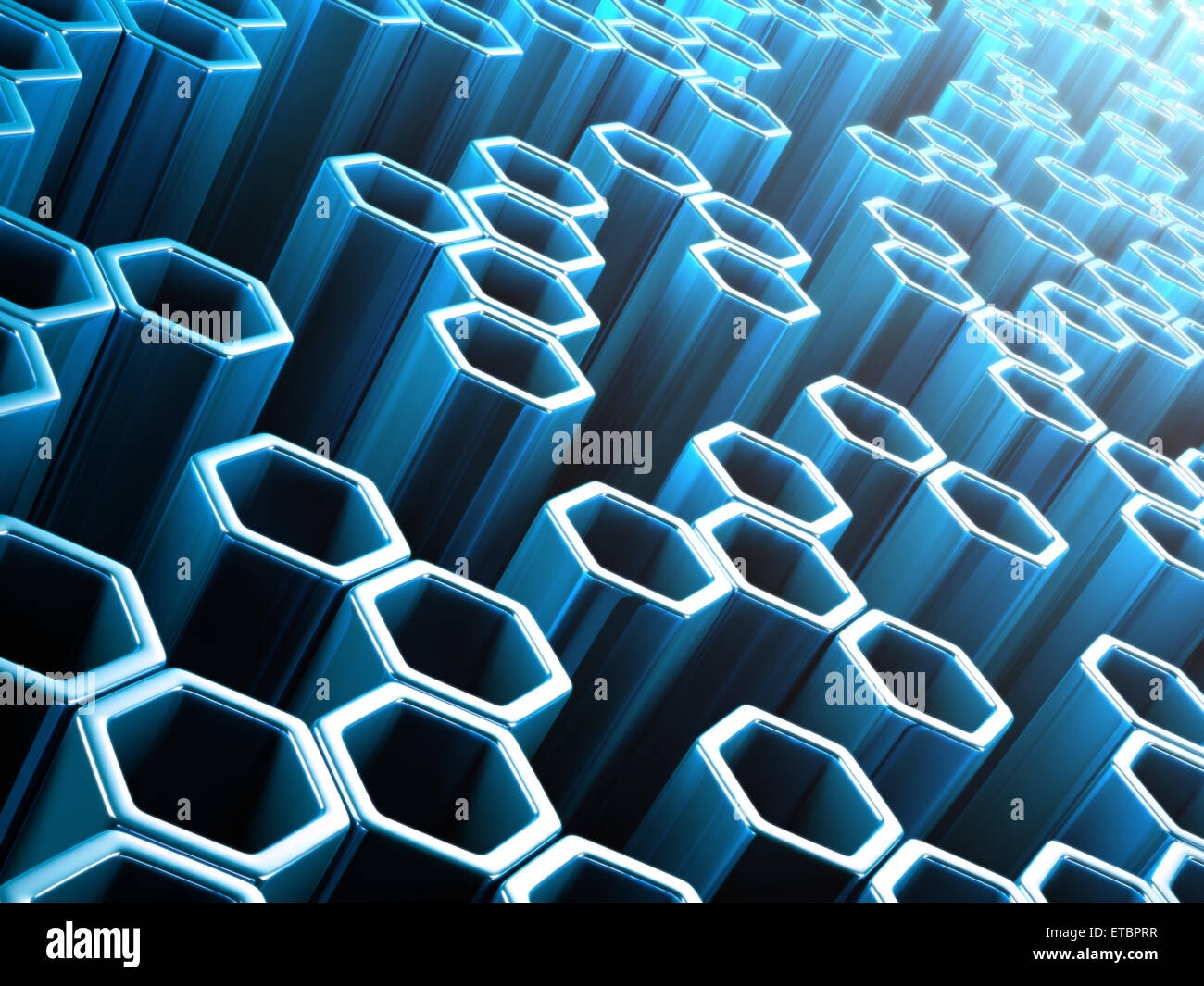 Futuristic hexagon background hi-res stock photography and images - Alamy
