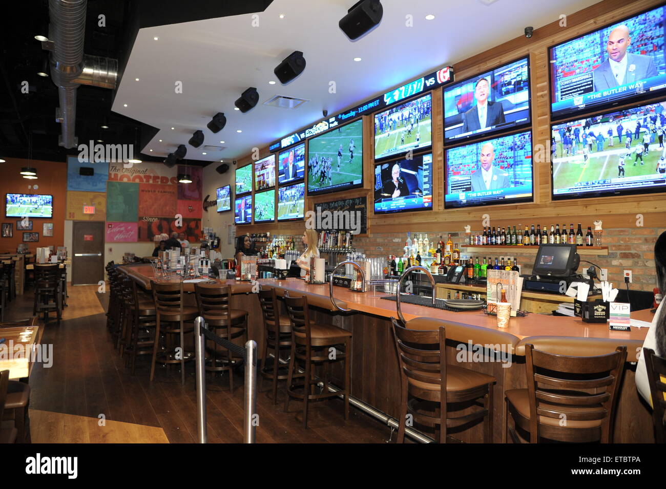 VIP party to celebrate the launch of Flagship Hooters Featuring ...