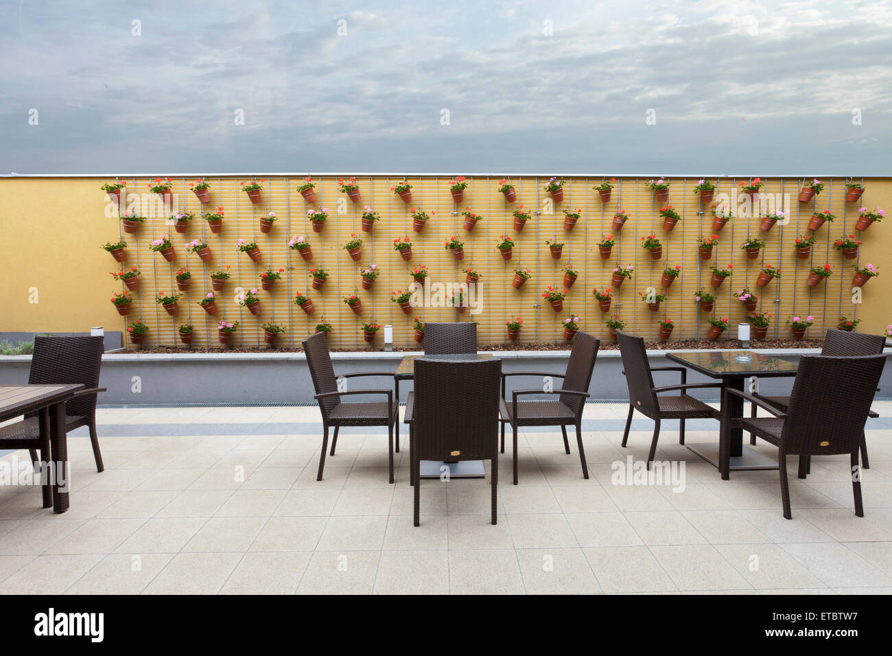 Hotel building terrace balcony hi-res stock photography and images - Alamy