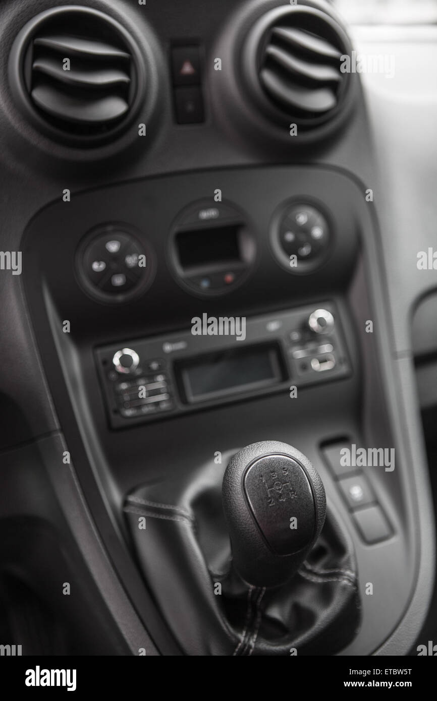 view of the manual gearbox. Closeup photo Stock Photo - Alamy