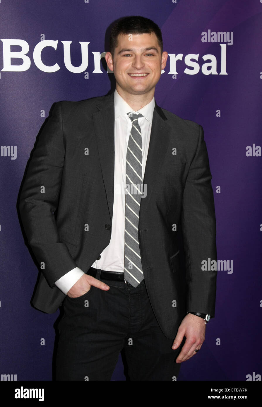 2015 NBCUniversal Press Tour - Day 1 - Arrivals Featuring: Kevin Bigley ...