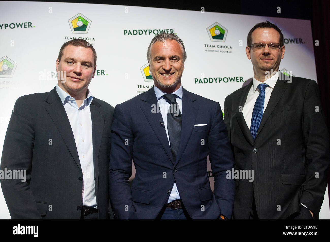 David Ginola announces his bid for the FIFA presidency at the Ham Yard ...