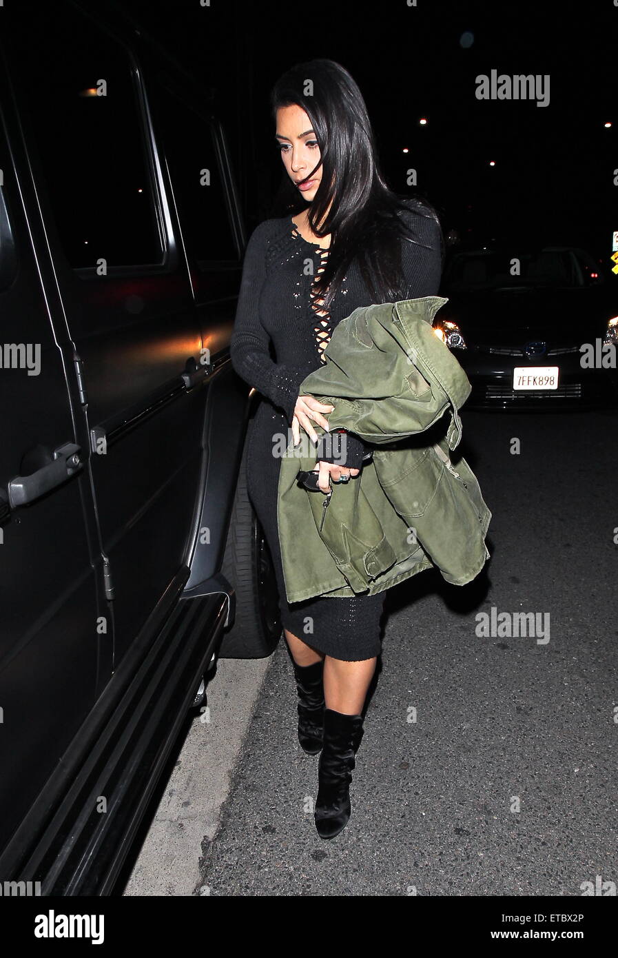 Kim Kardashian and Kanye West leave Giorgio Baldi restaurant after ...