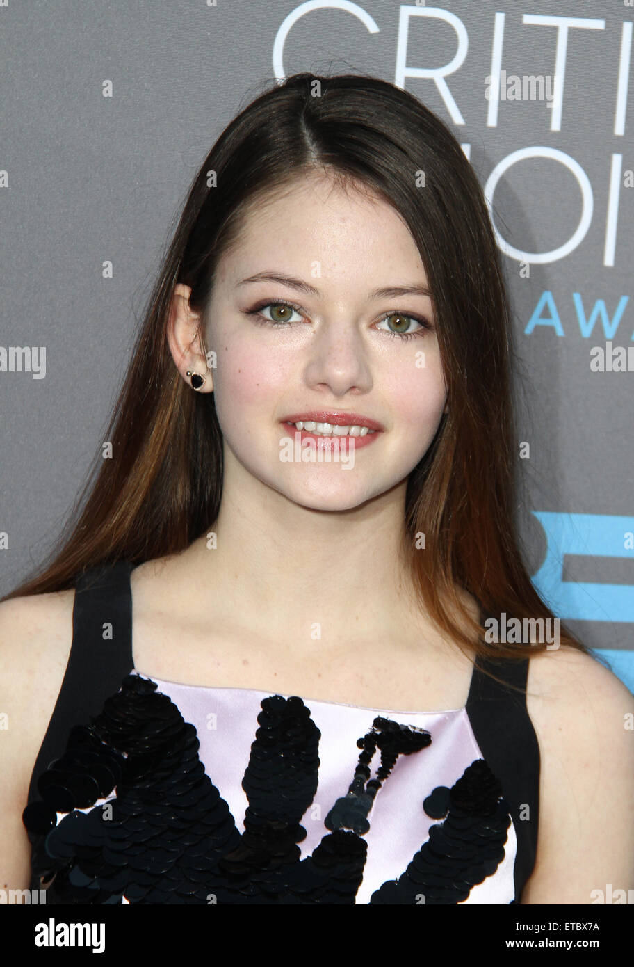 20th Annual Critics' Choice Movie Awards Featuring: Mackenzie Foy Where ...