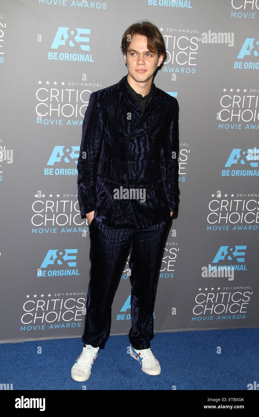 20th Annual Critics' Choice Movie Awards Featuring: Ellar Coltrane ...