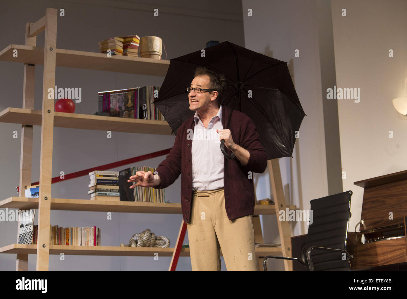 Rehearsel for the theatre play 'Eine Stunde Ruhe' at St.Pauli Theater ...