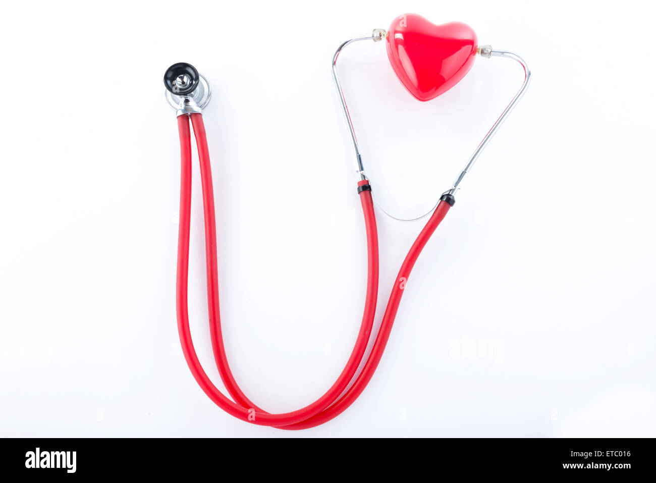 Close up of stethoscope and heart Stock Photo - Alamy