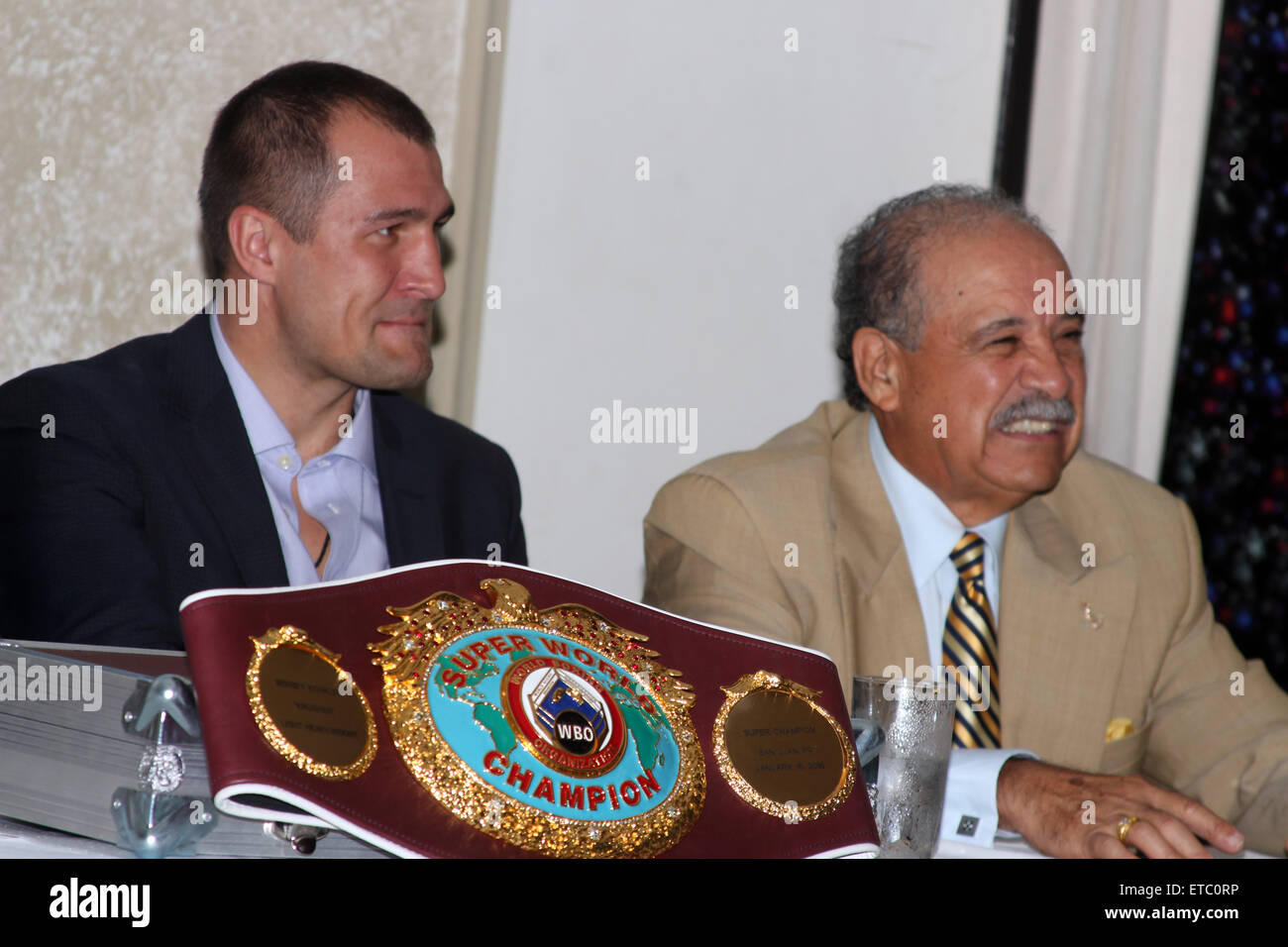Undefeated Russian boxer Sergey Kovalev receives his WBO 'Super ...