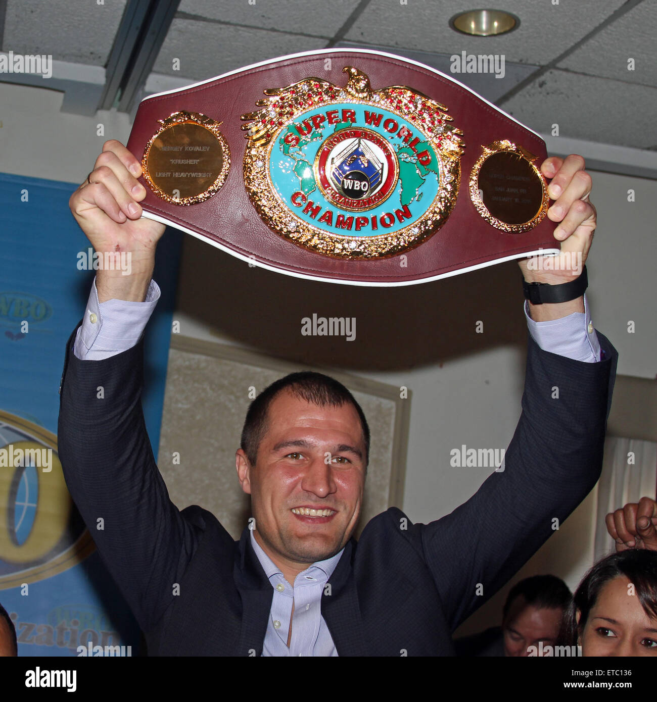 World boxing organization belt hi-res stock photography and images - Alamy