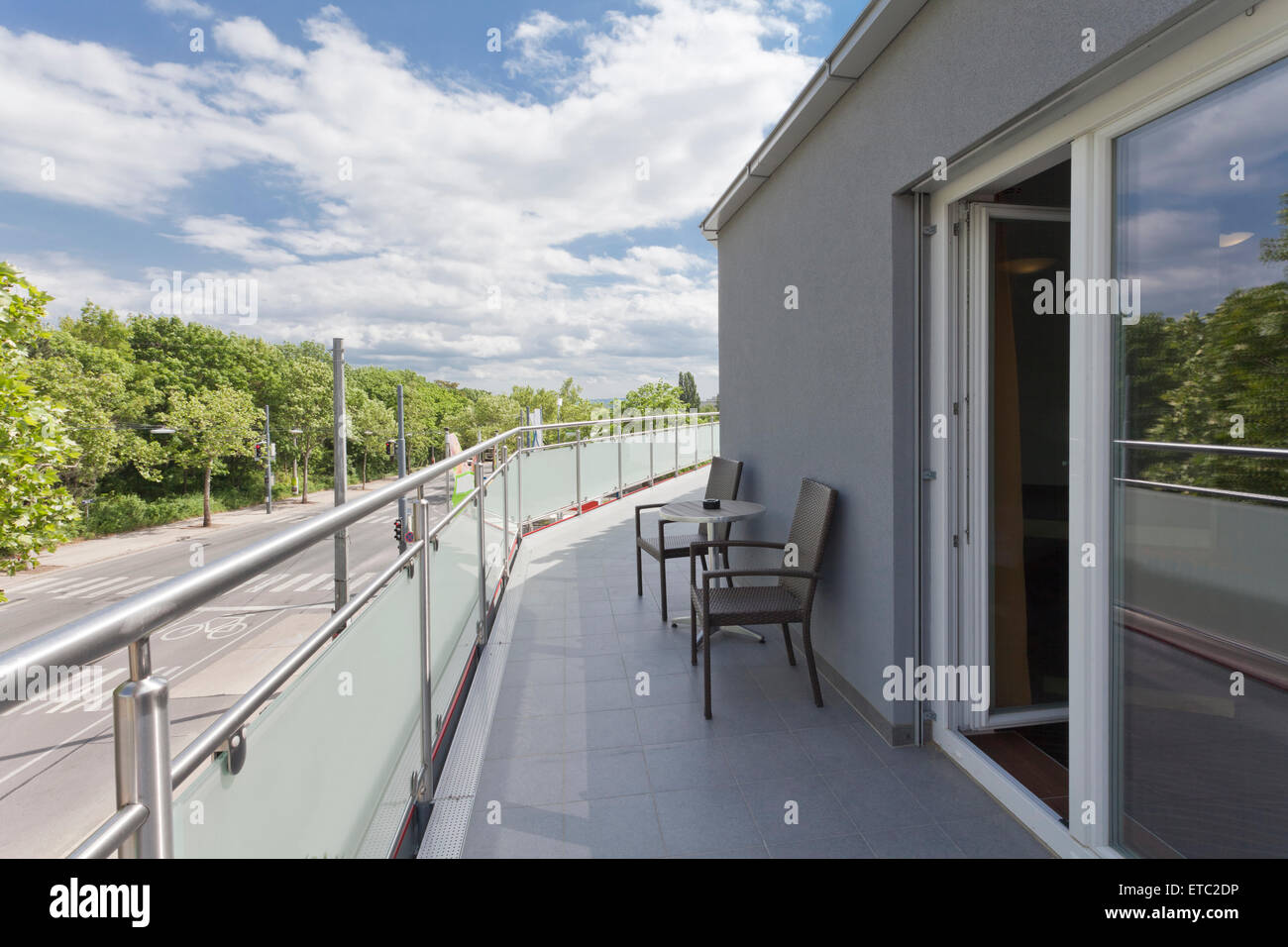 hotel terrace in the city Stock Photo - Alamy