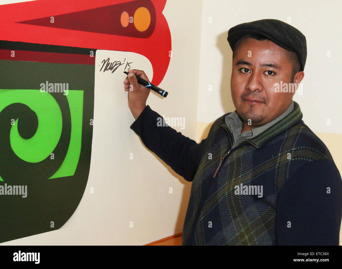 The unveiling ceremony of the mural 'Fruits of the Earth' by Mexican ...