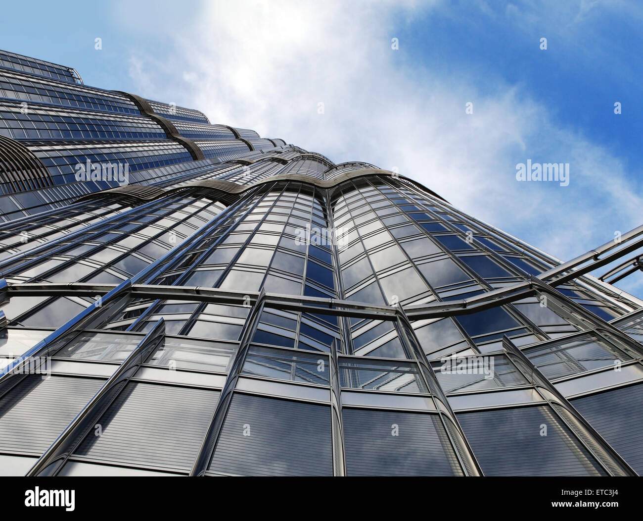 Abstract view of Business towers burj khalifa of dubai that speaks for ...