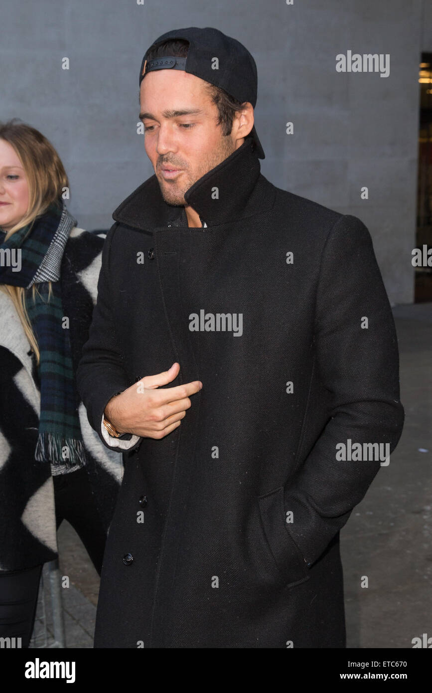 Made in Chelsea stars Spencer Matthews and Oliver Proudlock at the BBC ...