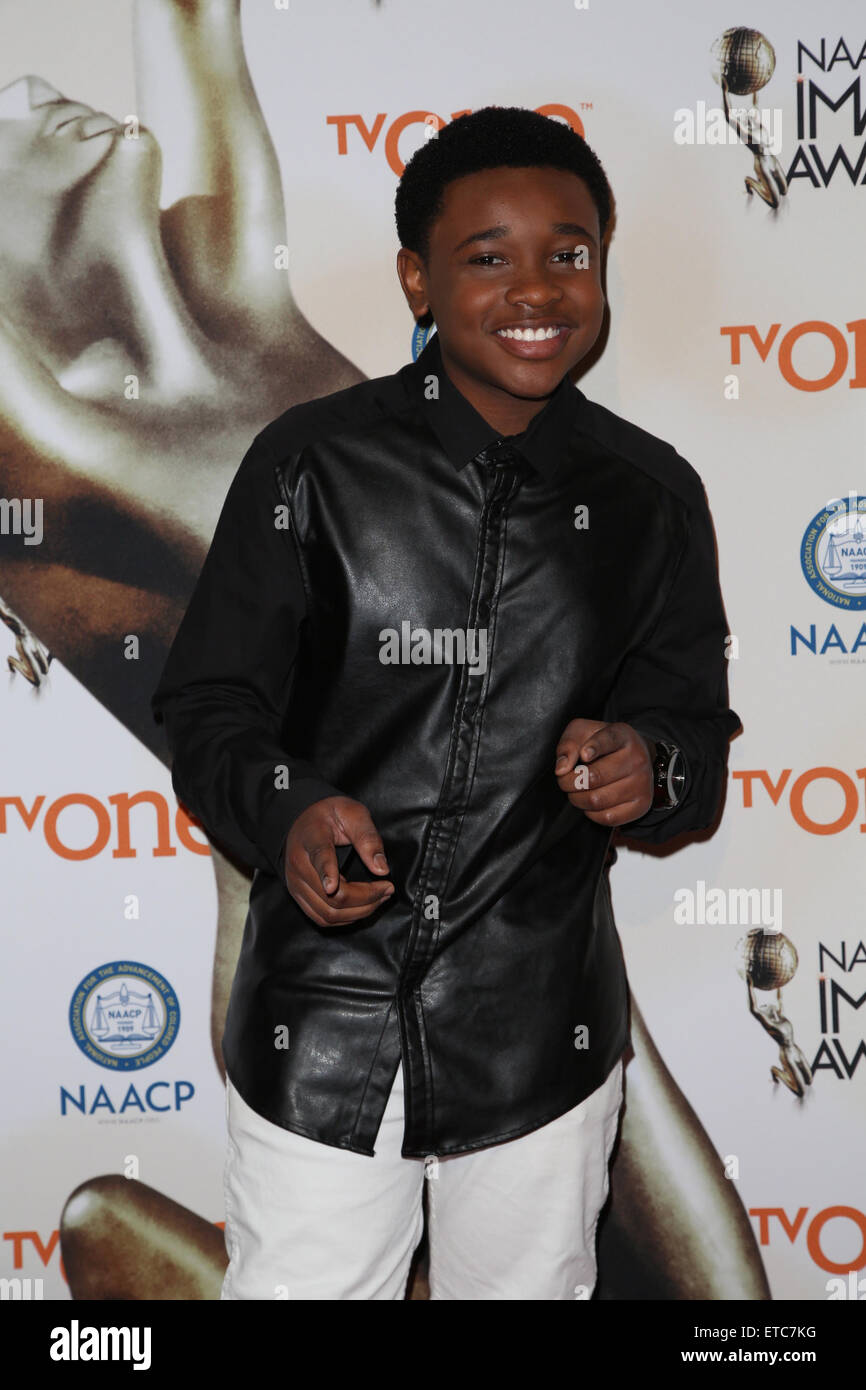 46th NAACP Image Awards at The Beverly Hilton - Arrivals Featuring: Curtis Harris Where: Los ...