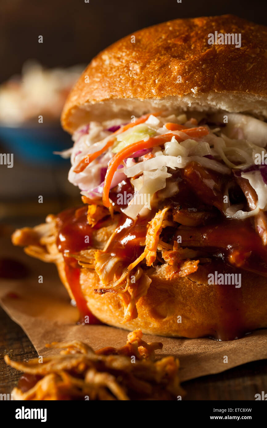Sandwiches pulled shredded chicken hi-res stock photography and images ...