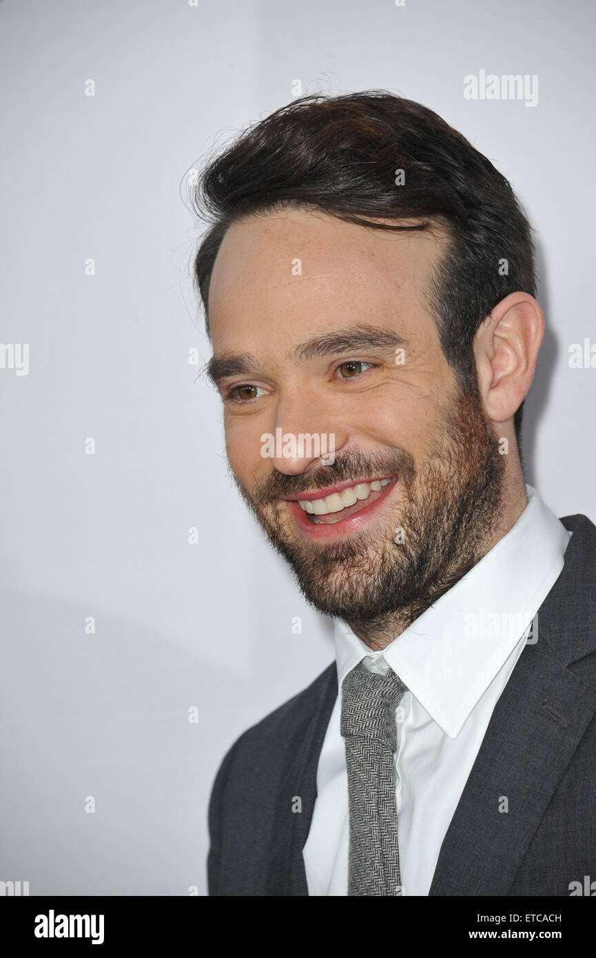 LOS ANGELES, CA - APRIL 2, 2015: Charlie Cox at the premiere of his ...