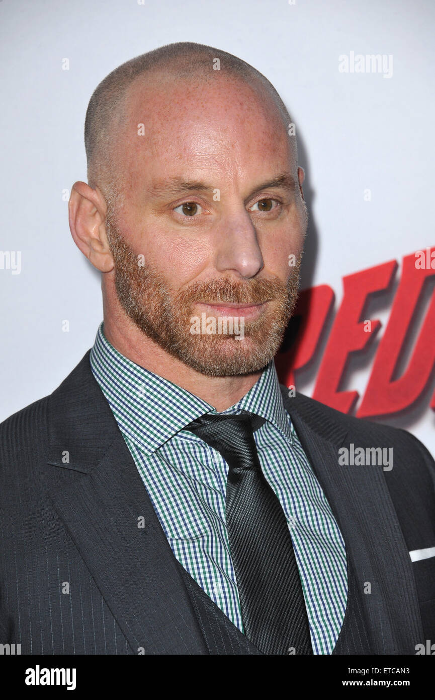 LOS ANGELES, CA - APRIL 2, 2015: Matt Gerald at the premiere of his ...